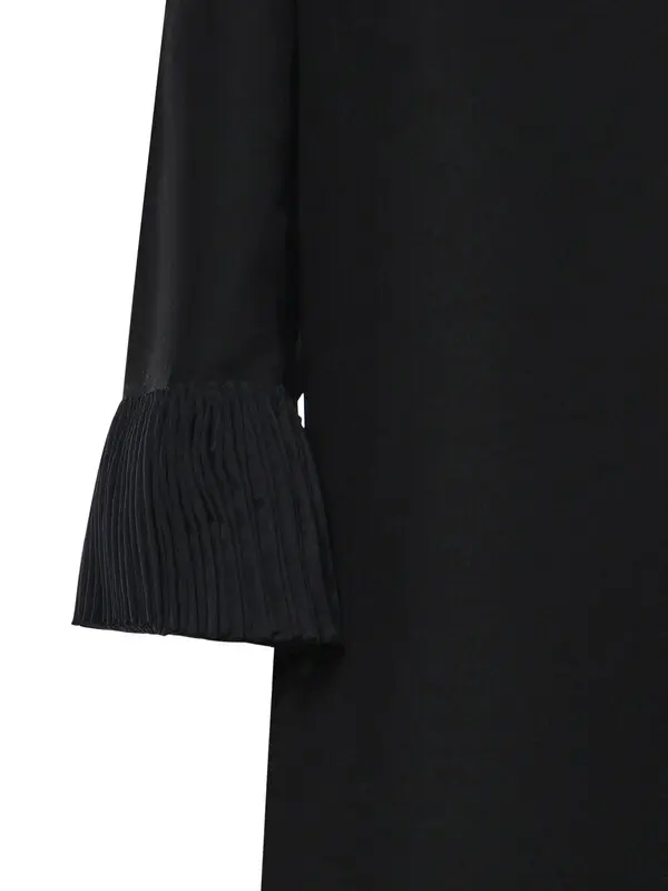 Valentino Garavani Pleated Cuff Dress