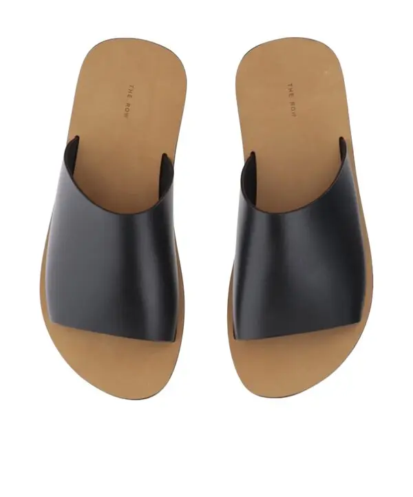 THE ROW Charlie Leather Sandals