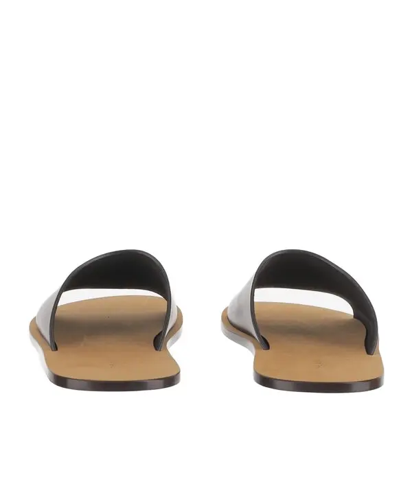 THE ROW Charlie Leather Sandals