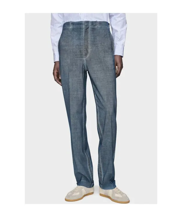 MAISON MARGIELA Double-dyed Wool Trousers
