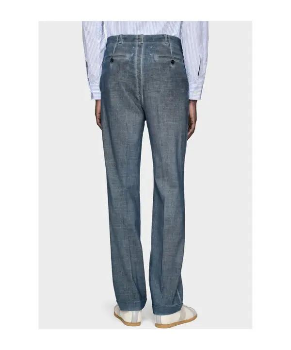 MAISON MARGIELA Double-dyed Wool Trousers