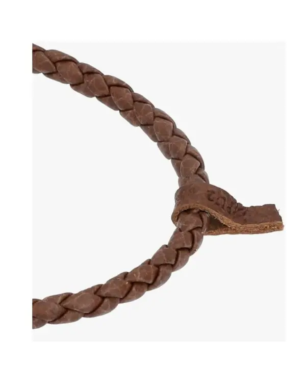 Mulberry Iris Leather Woven Bracelet