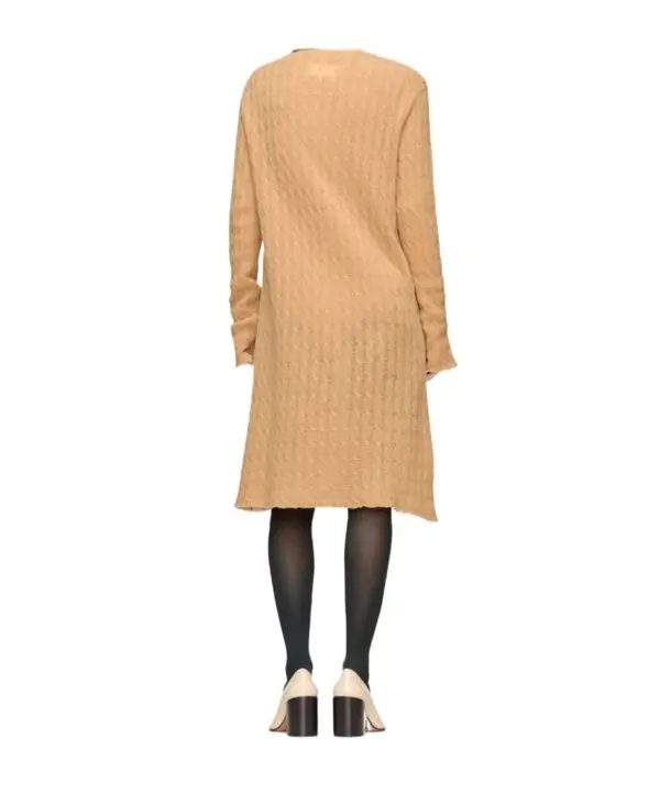 MAISON MARGIELA Wool Cashmere Knit Midi Dress