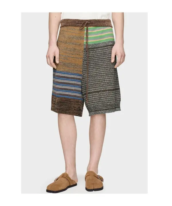 MAISON MARGIELA Patchwork Knit Shorts