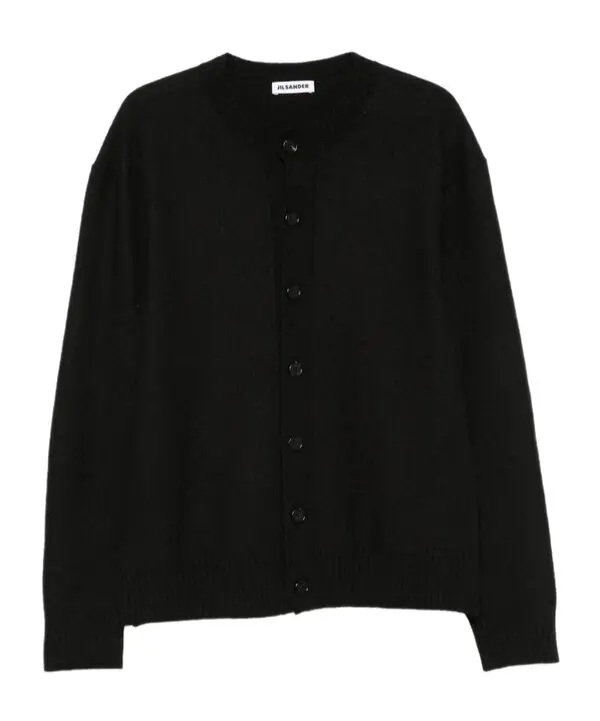 JIL SANDER Button-fastening Cardigan - Black