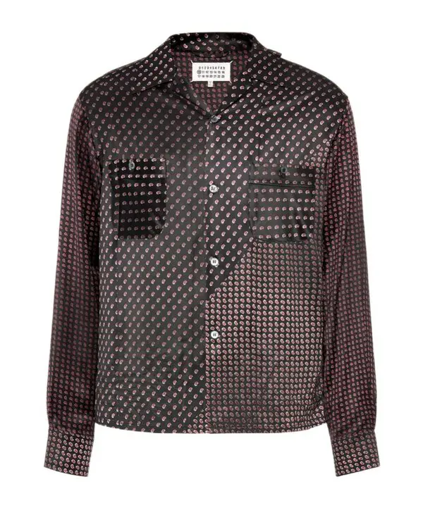 MAISON MARGIELA Paisley Print Long-sleeve Shirt