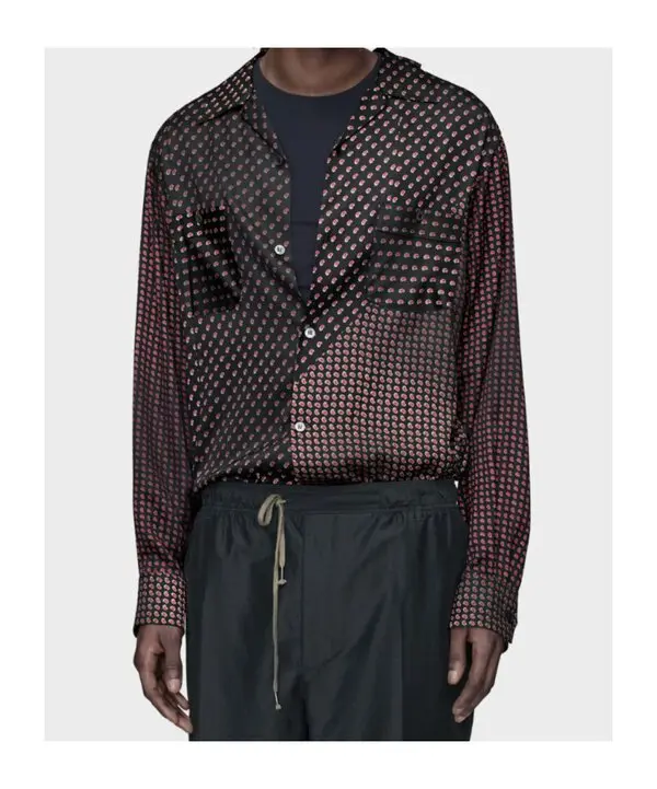 MAISON MARGIELA Paisley Print Long-sleeve Shirt