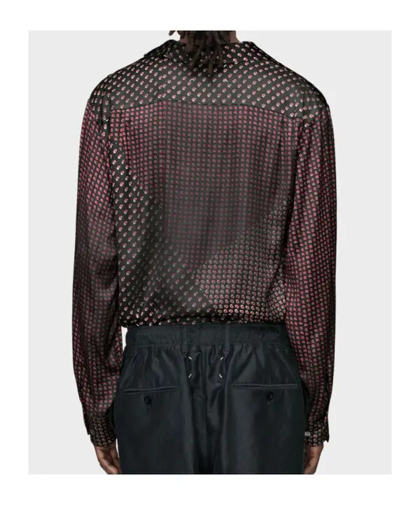 MAISON MARGIELA Paisley Print Long-sleeve Shirt