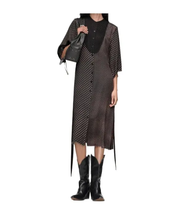 MAISON MARGIELA Belted Midi Dress