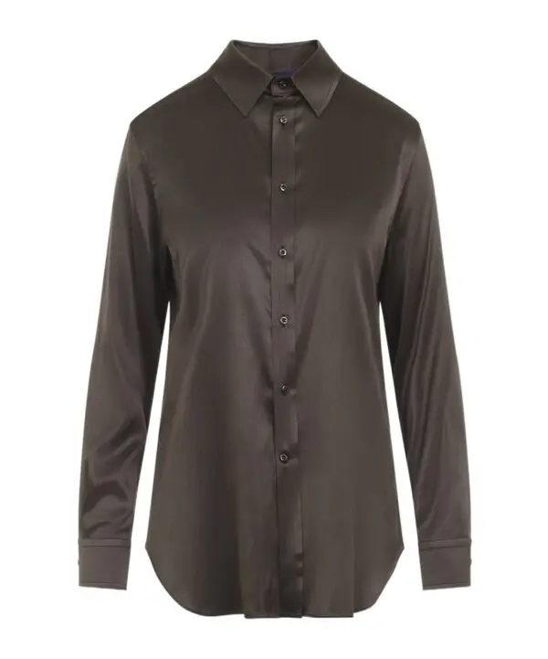 Ralph Lauren Long Sleeve Buttoned Shirt - Brown