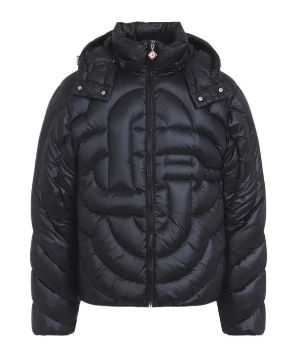 Casablanca Long-sleeved Down Jacket With Detachable Hood