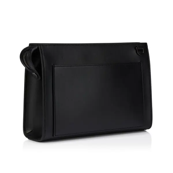 CHRISTIAN LOUBOUTIN Leather Multi-d Ring Crossbody Bag With Cardholder