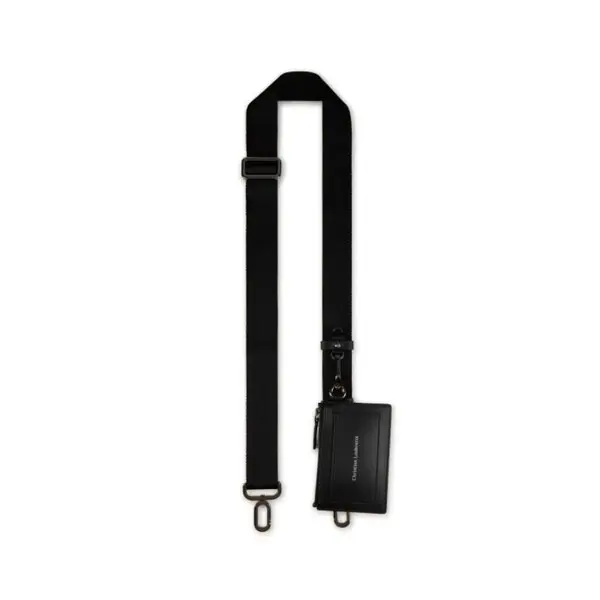 CHRISTIAN LOUBOUTIN Leather Multi-d Ring Crossbody Bag With Cardholder