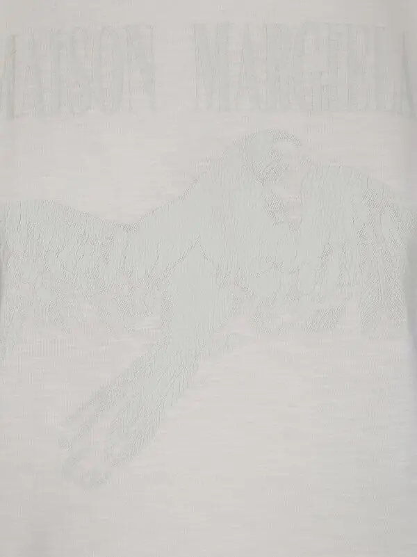 MAISON MARGIELA Bird Graphic T-shirt - Cream