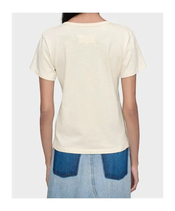 MAISON MARGIELA Bird Graphic T-shirt - Cream