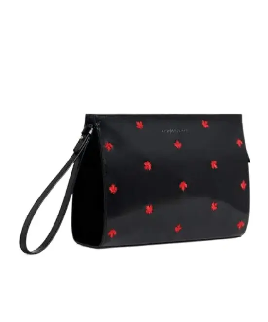 Dsquared2 Maple Leaf Leather Pouch