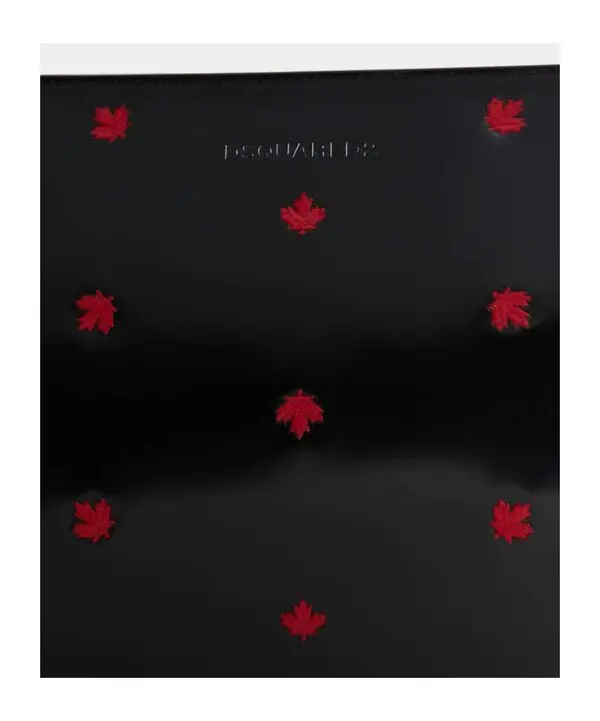Dsquared2 Maple Leaf Leather Pouch