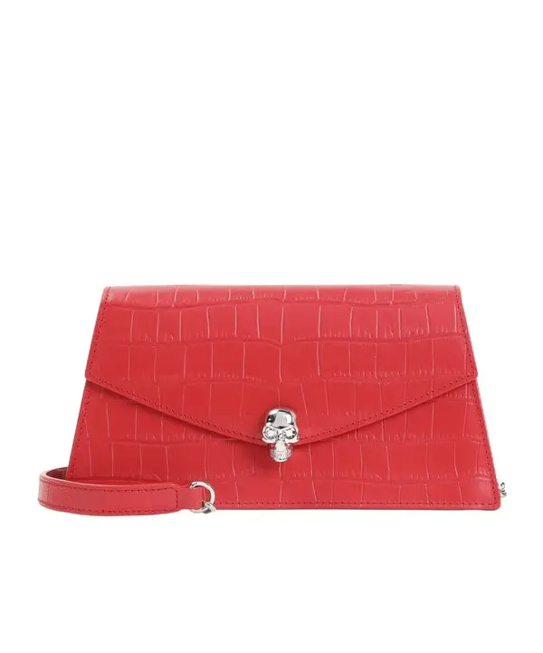 Alexander McQueen Skull Mini Bag - Red