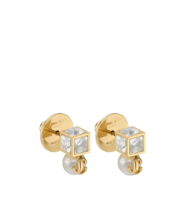 JIMMY CHOO Cube Earrings