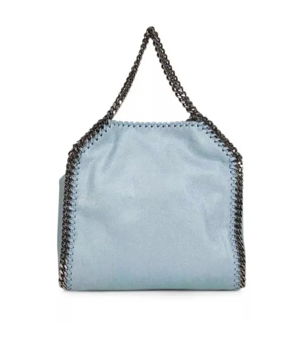 Stella McCartney Falabella Foldover Mini Tote Bag - Sky-blue