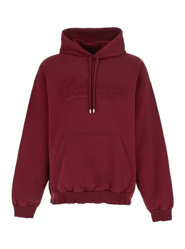 Balenciaga Hooded Cotton Sweatshirt