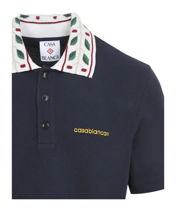 Casablanca Short-sleeved Polo Shirt