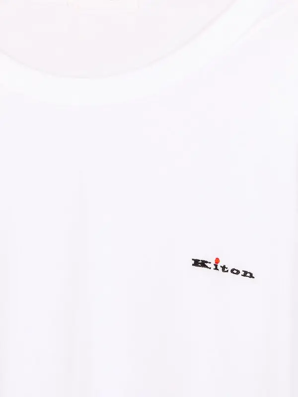 Kiton Short-sleeved T-shirt - White