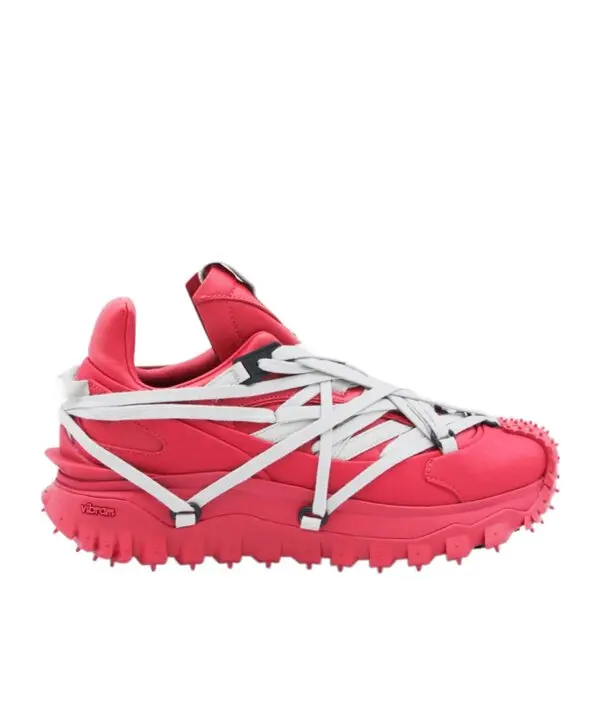 Moncler Trailgrip Megalace Sneakers - Red