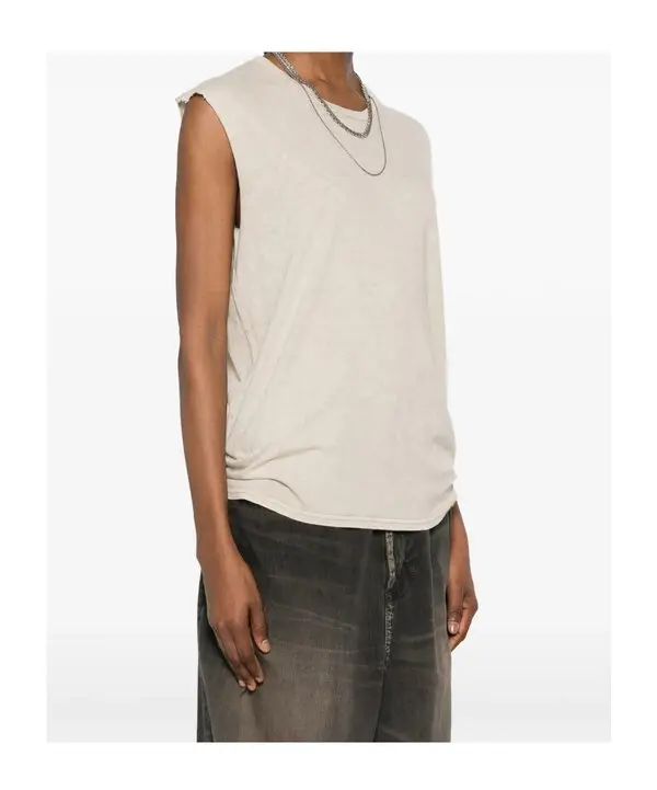 R13 Acid-wash Sleeveless T-shirt