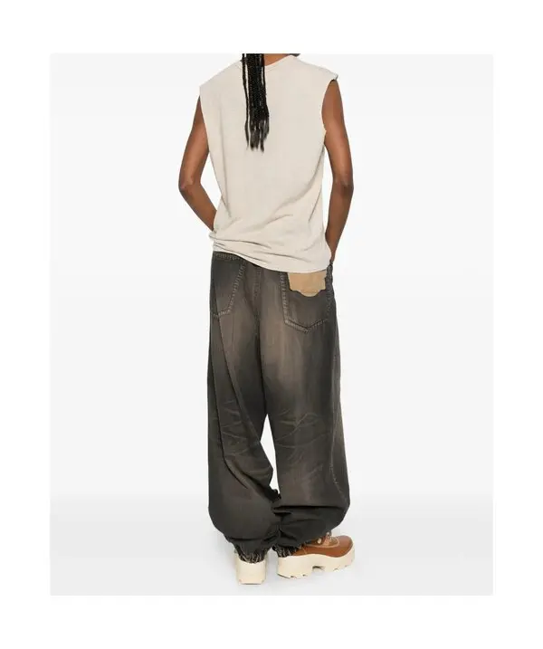 R13 Acid-wash Sleeveless T-shirt