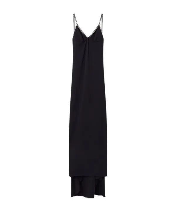 Stella McCartney Embellished Long Dress - Black