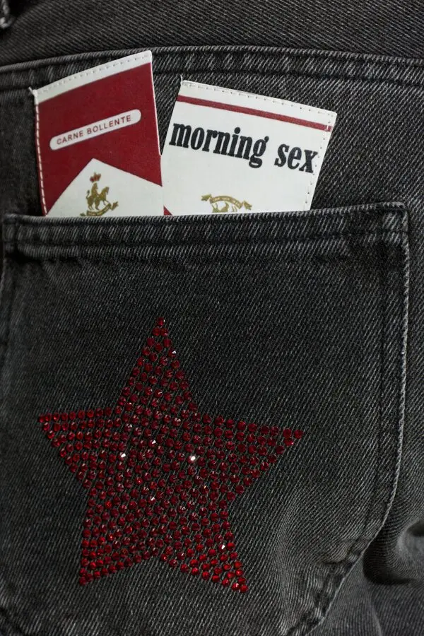 CARNE BOLLENTE Embellished Star Jeans