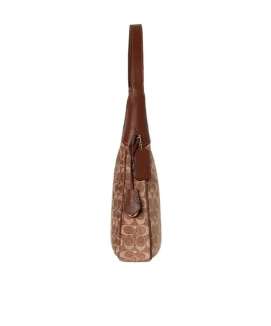 COACH Signature Chenille Shoulder Bag