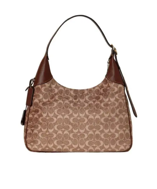 COACH Signature Chenille Shoulder Bag