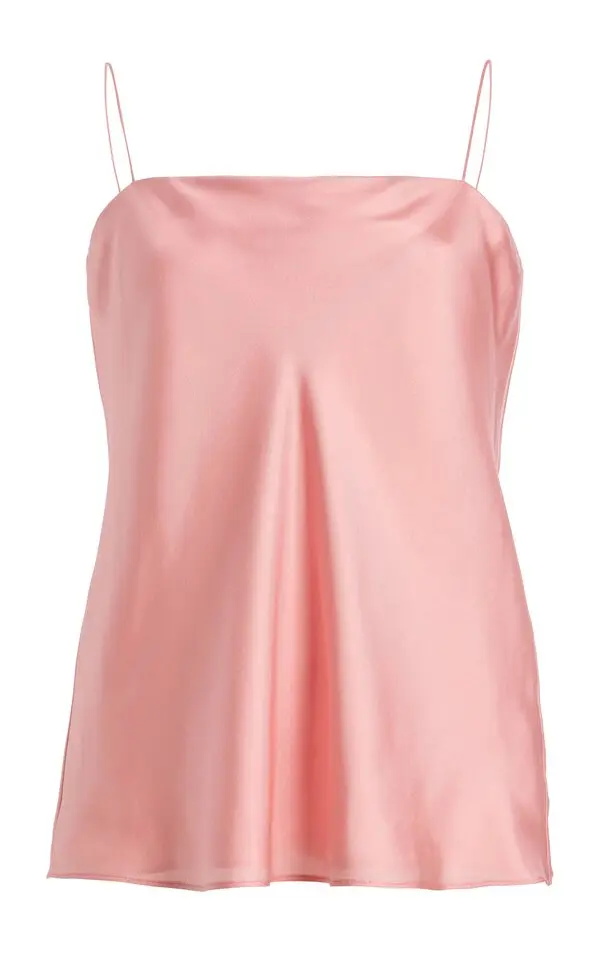 Another Tomorrow Camisole Silk Top