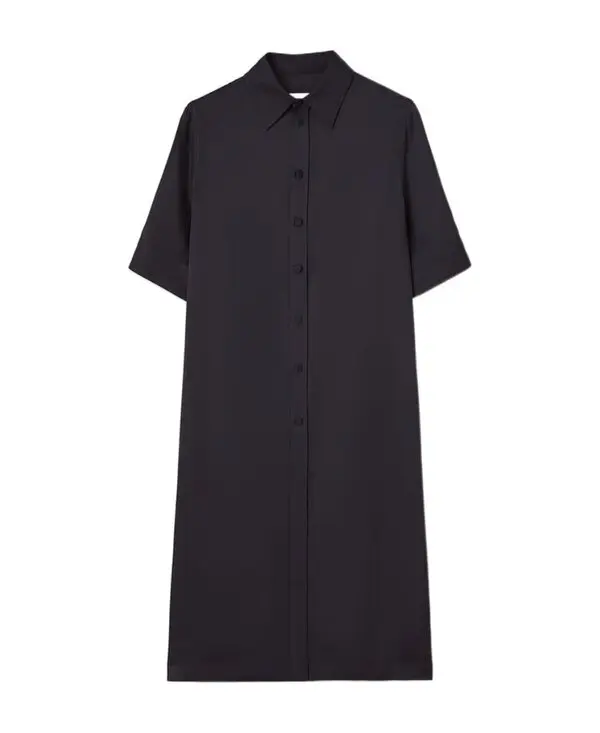JIL SANDER Gabardine Wool Shirt