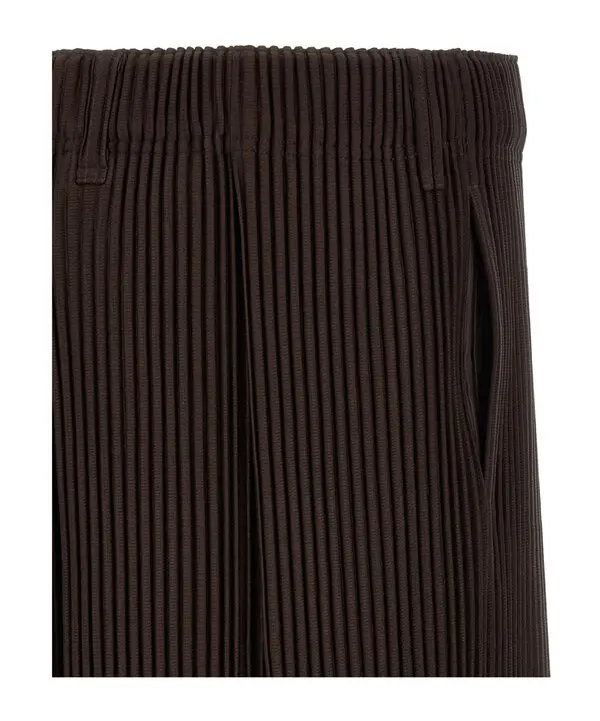 Issey Miyake Tailored Pleats Pleated Bermuda Shorts