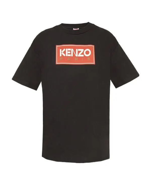 Kenzo Logo Print Crewneck T-shirt