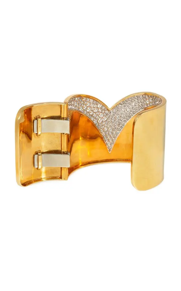 Kentshire Cartier And Diamond Chevron Cuff