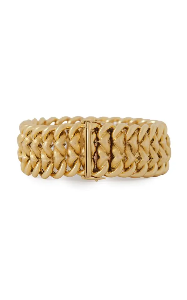 STEPHANIE WINDSOR Hermès X Piaget 18k Yellow Link Bracelet Watch