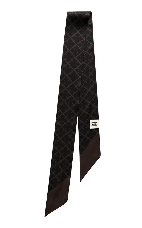 BY MALENE BIRGER Ada Silk Scarf - Brown
