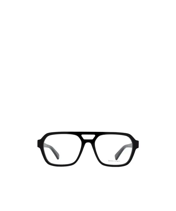 Bottega Veneta Square Frame Eyeglasses - Black