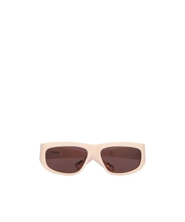 Jacquemus Rectangle Frame Sunglasses - Red