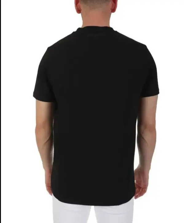 Karl Lagerfeld Round Collar Logo T-shirt