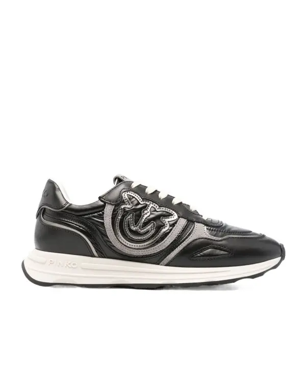 Pinko Leather Logo-detail Sneakers