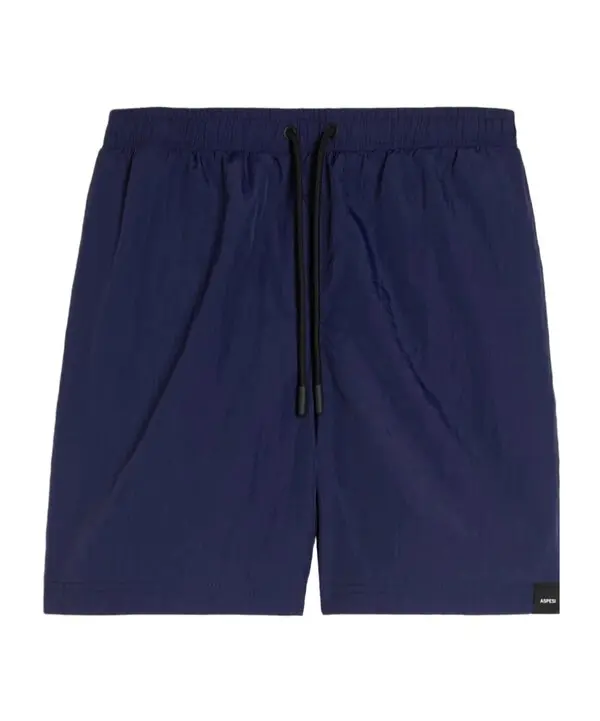 Aspesi Sea Drawstring Swim Shorts - Blue