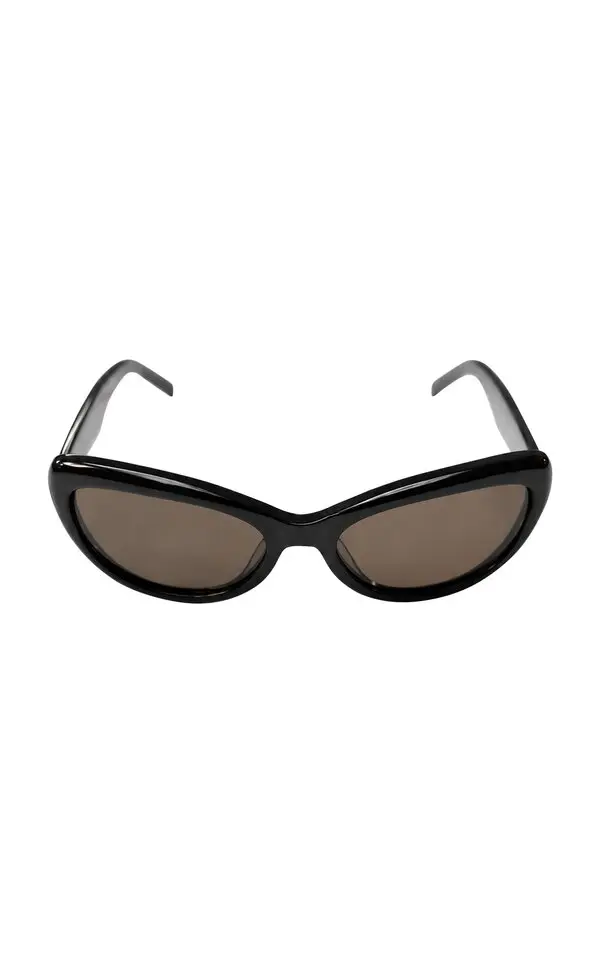 ST. AGNI 90s Square Sunglasses - Black