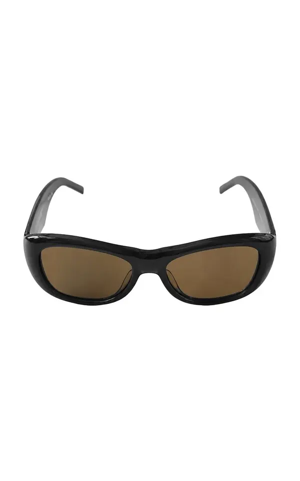 ST. AGNI Tortoiseshell Cat Eye Sunglasses - Black