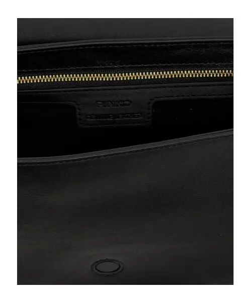 Pinko Saddle Foldover Crossbody Bag