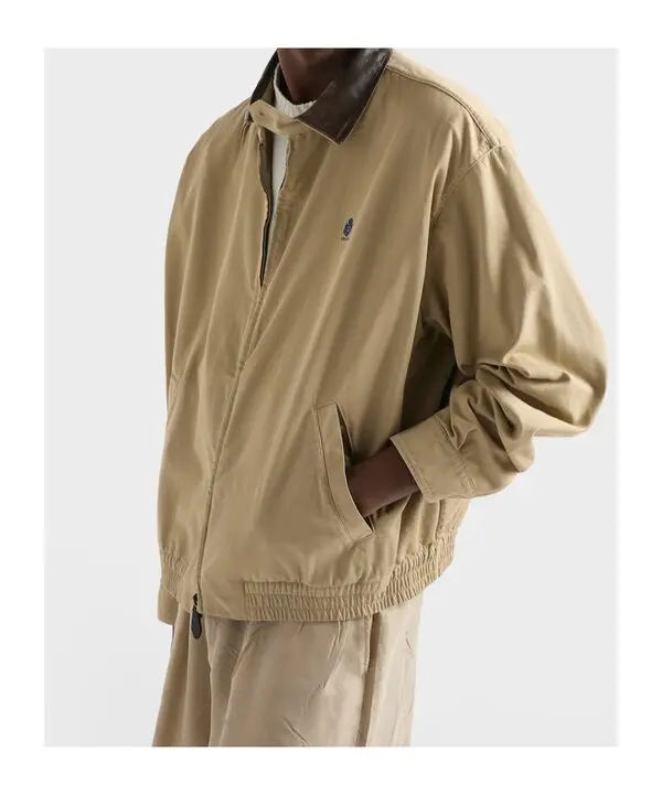 Prada Contrast Collar Jacket - Rope Ash